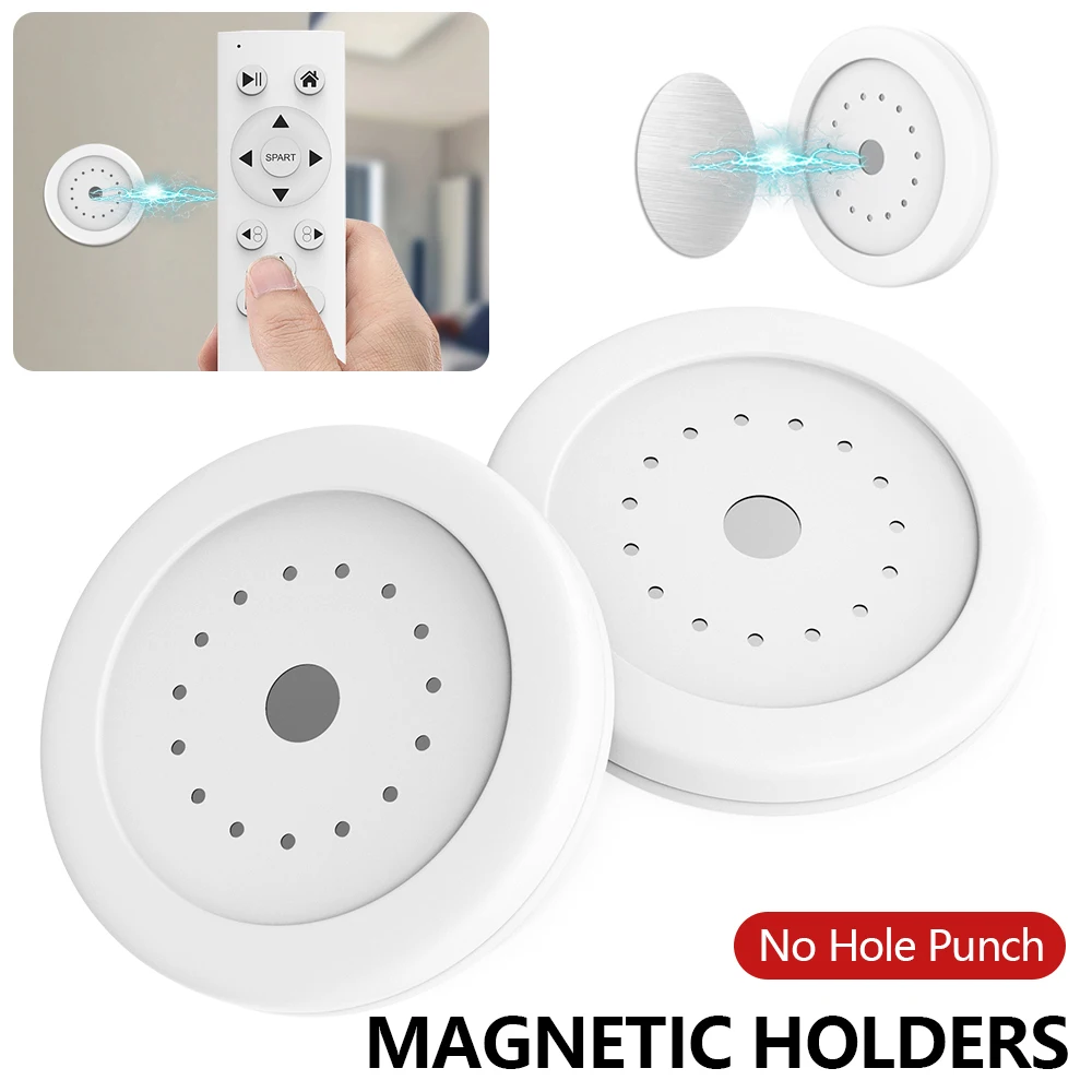 Magnetic-Hooks-Wall-Mount-Strong-Magnet-Remote-Control-Invisible-Holder ...
