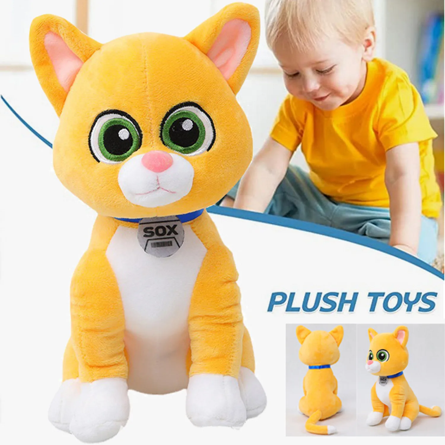 Lightyear Sox Cat Toy, 9.8 Inches Plush Sox Cat Figure Collectible ...