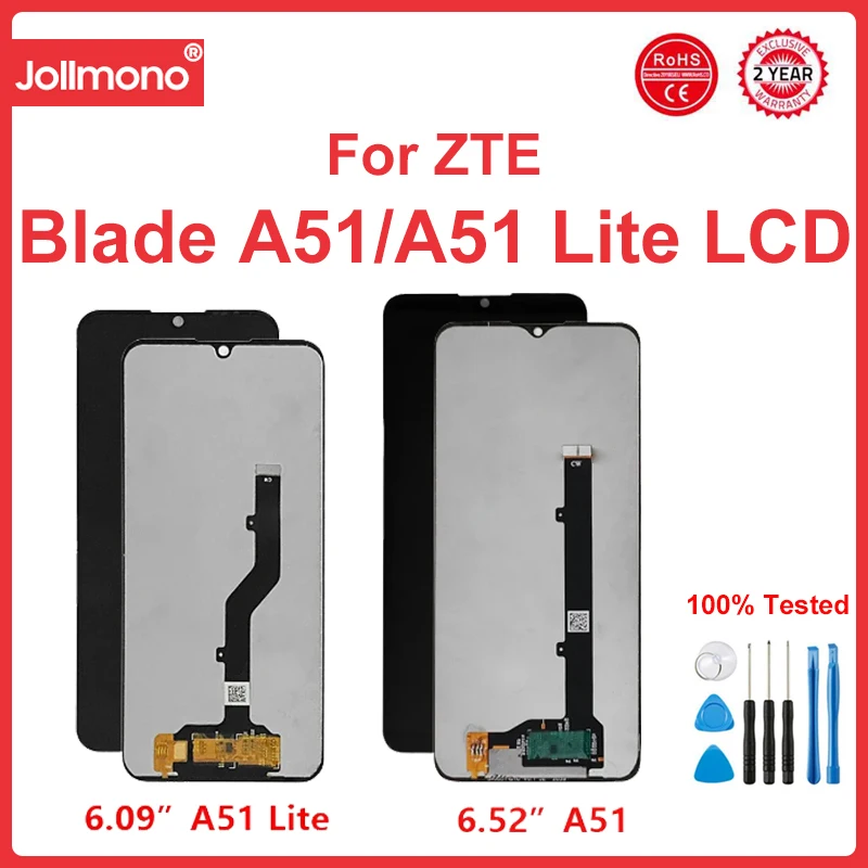 6-52-Display-For-ZTE-Blade-A51-LCD-Display-Touch-Screen-Digitizer ...