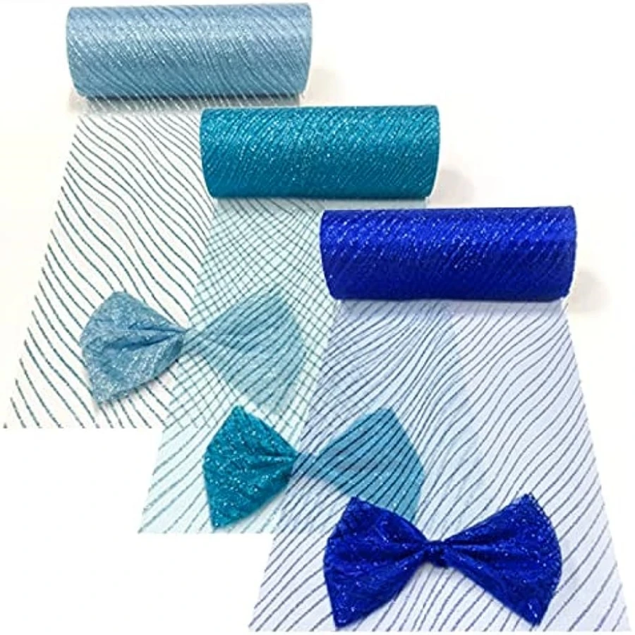Glitter-Wavy-Tulle-Rolls-Fabric-6-Inch-by-10-Yards-Mesh-Netting-Ribbon ...