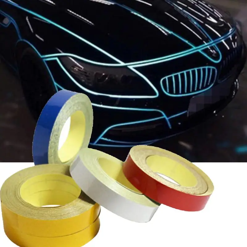 2cm-5m-Car-Reflective-Tape-Auto-Safety-Warning-Sticker-Reflector ...