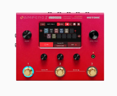 Hotone-AMPERO-II-STOMP-10-ANIVERS-RIO-Processador-Pedal-Effects ...