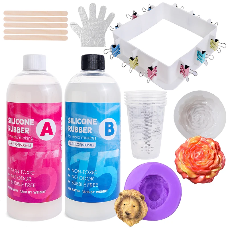 Silicone-Mold-Making-Trial-Kit-Fast-Cure-Mold-Making-Silicone-Rubber ...