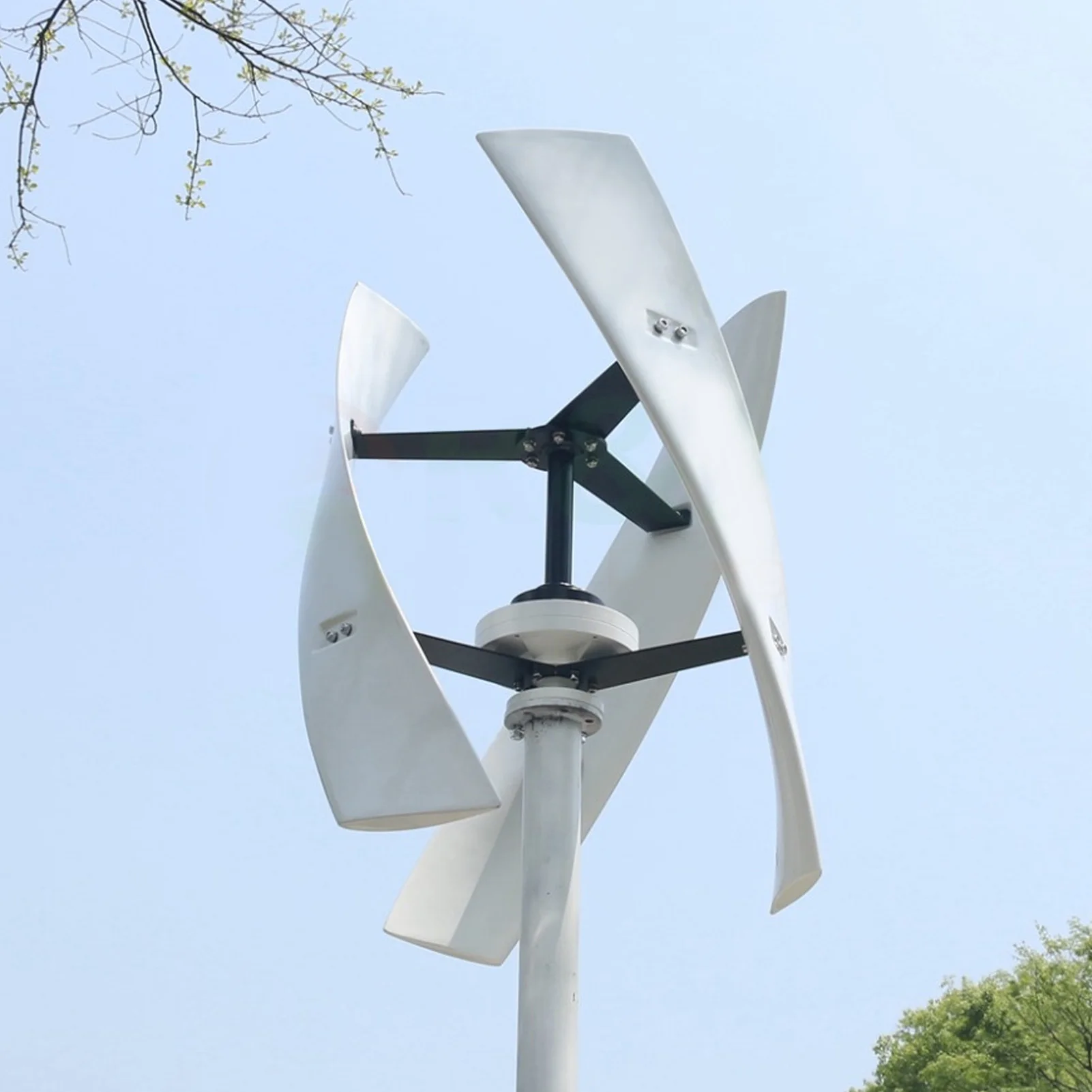 Vertical Wind Turbine Generator 100W 3 Blade Maglev Wind Turbine for ...