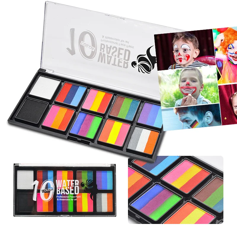 Water-Based-Face-Body-Painting-Kit-Maquillaje-Pintura-Corporal ...