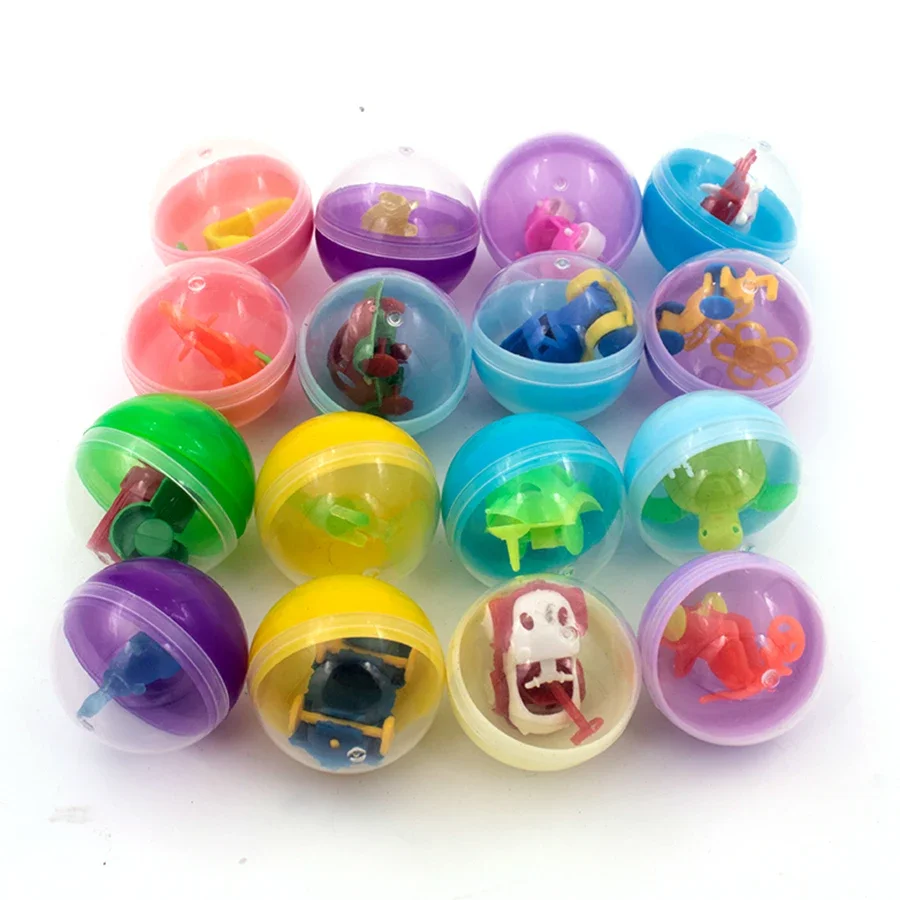 100pcs-32MM-Novelty-Fun-Mixed-Surprise-Capsule-Egg-Toy-Cartoon-Mini ...