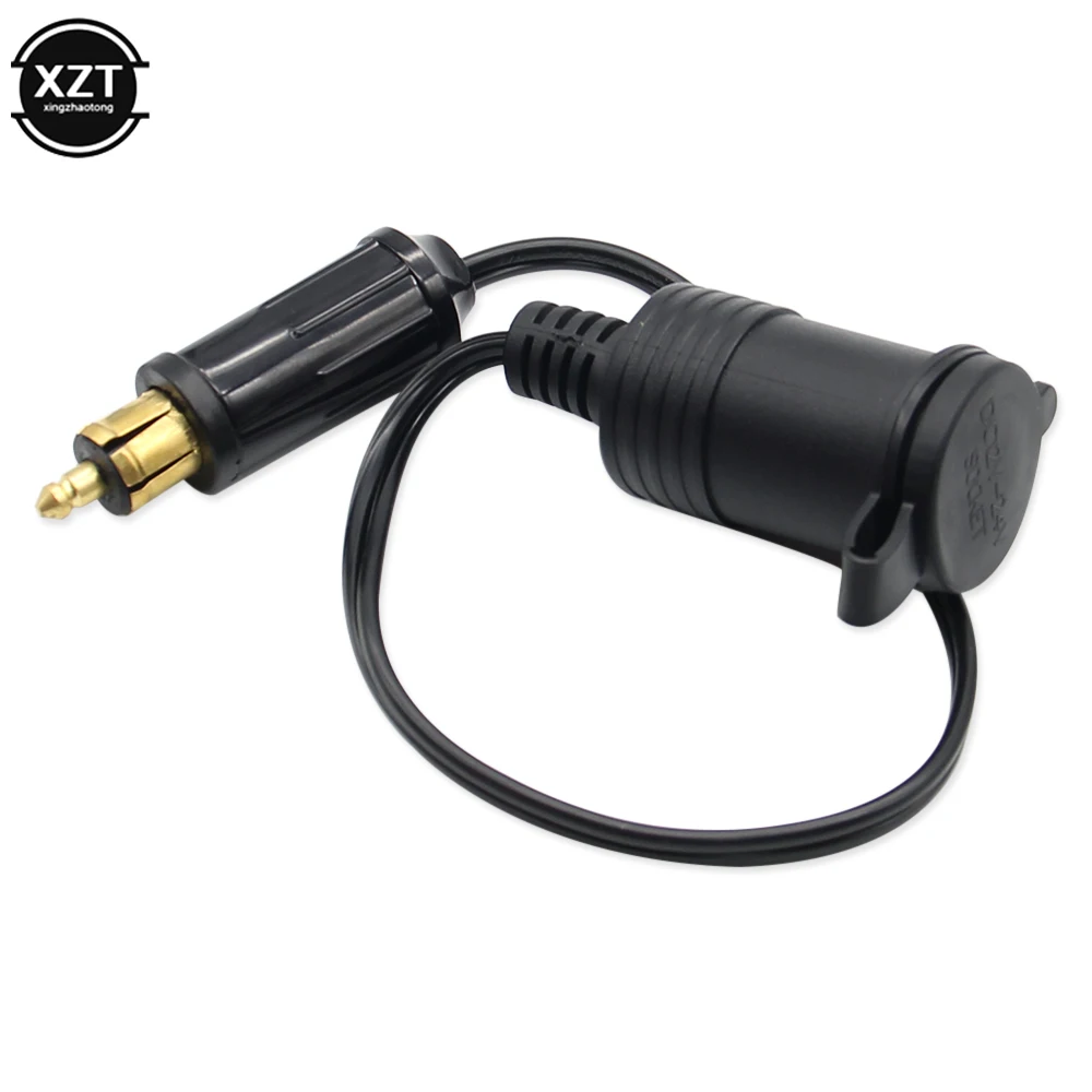 DC 12V 24V EU Plug For BMW DIN Hella Motorcycle Charger Socket Outlet ...