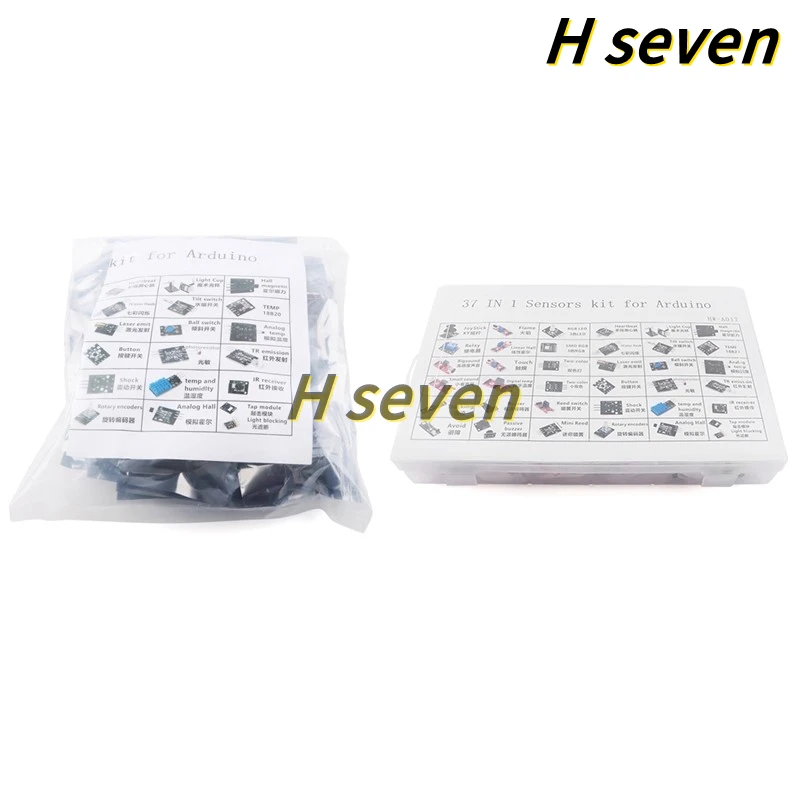 37 in 1 Sensors Modules 37 Kits Starter Kit with box for Arduino ...