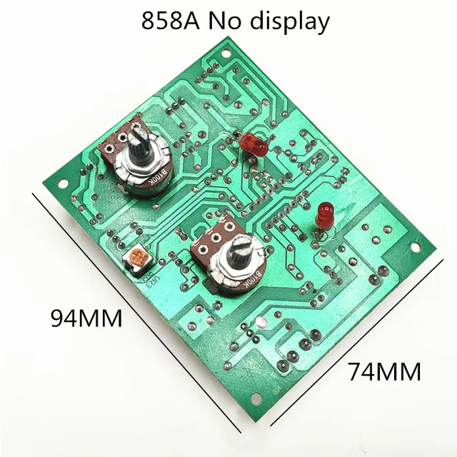 858A Hot Air Gun Circuit Board 858D Digital Display Adjustable ...