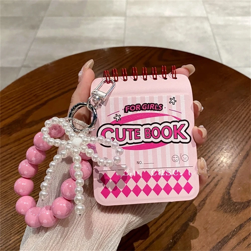 Korean Japan Kawaii Pink Notebook Style Phone Case For Samsung Galaxy Z ...