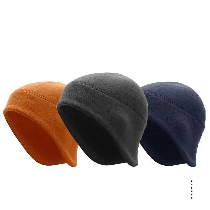Cycling Beanie Warm Men's Cap Winter Hat Polar Fleece Ear Cover Women ...