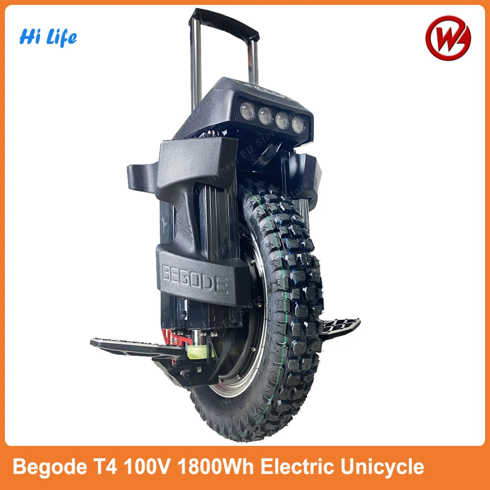EU Stock Newest Begode T4 Electric Unicycle Batch 2 Version 100V 1800Wh ...