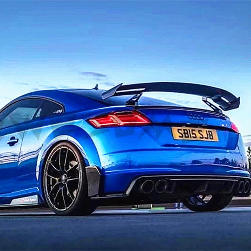 For Audi Tt Tts Ttrs High Quality Carbon Fiber Rear Boot Wing Spoiler ...