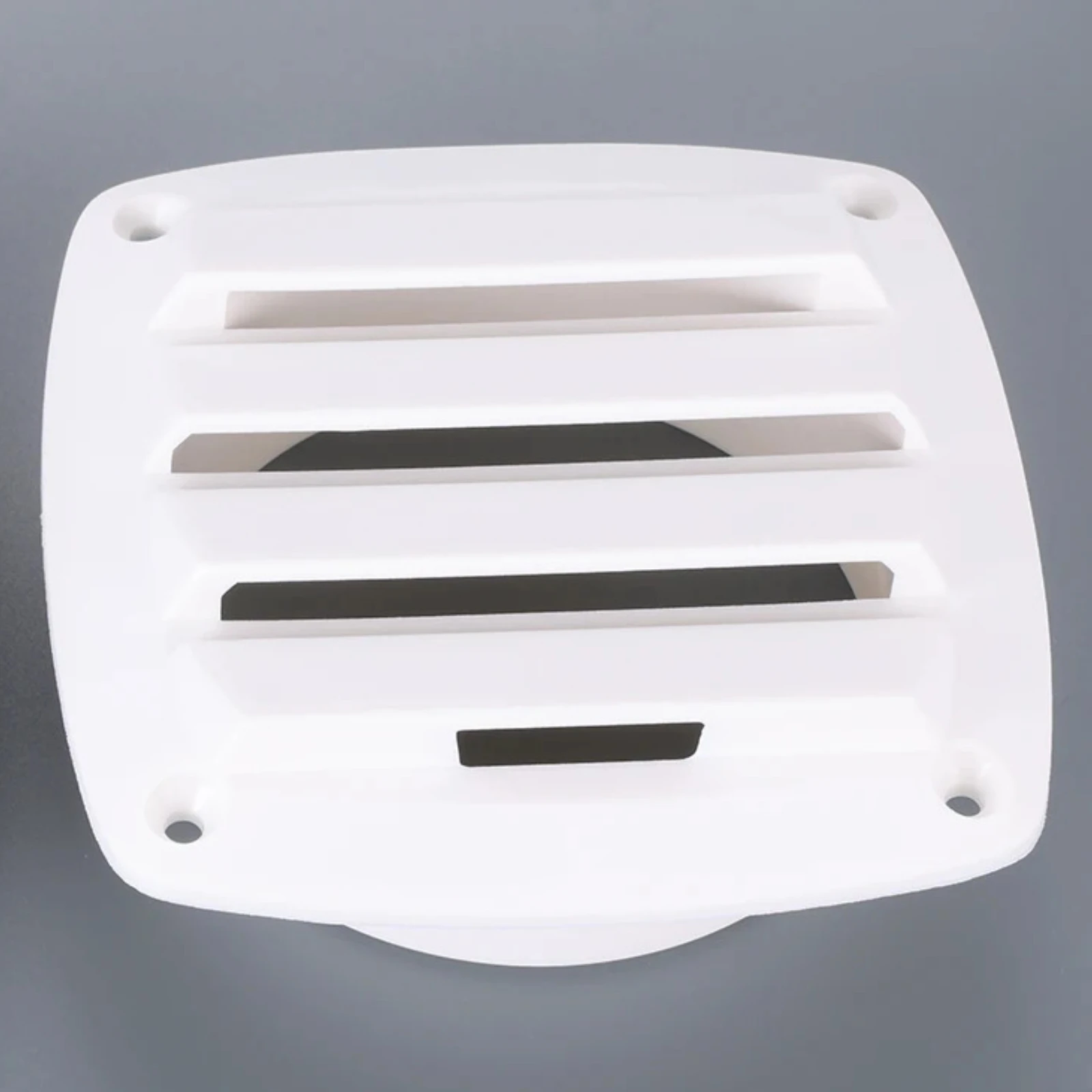 1Pc 101mm 4" Black/White ABS Plastic Marine Ventilation Louvered Vents ...