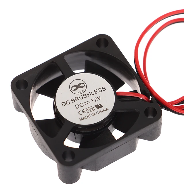 30x30x10 Cooling Fan 12V 30mm Brushless Cooling Fan – 30x30x10mm, 2-Pin ...