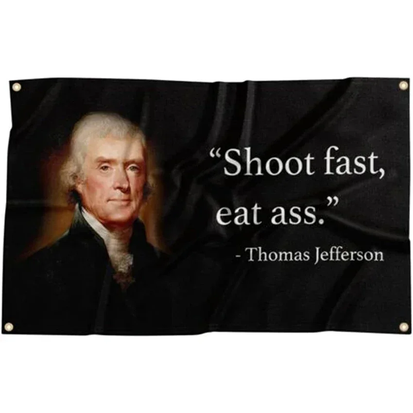 Thomas Jefferson Banner: The Perfect Blend of Humor, History, and dorm ...