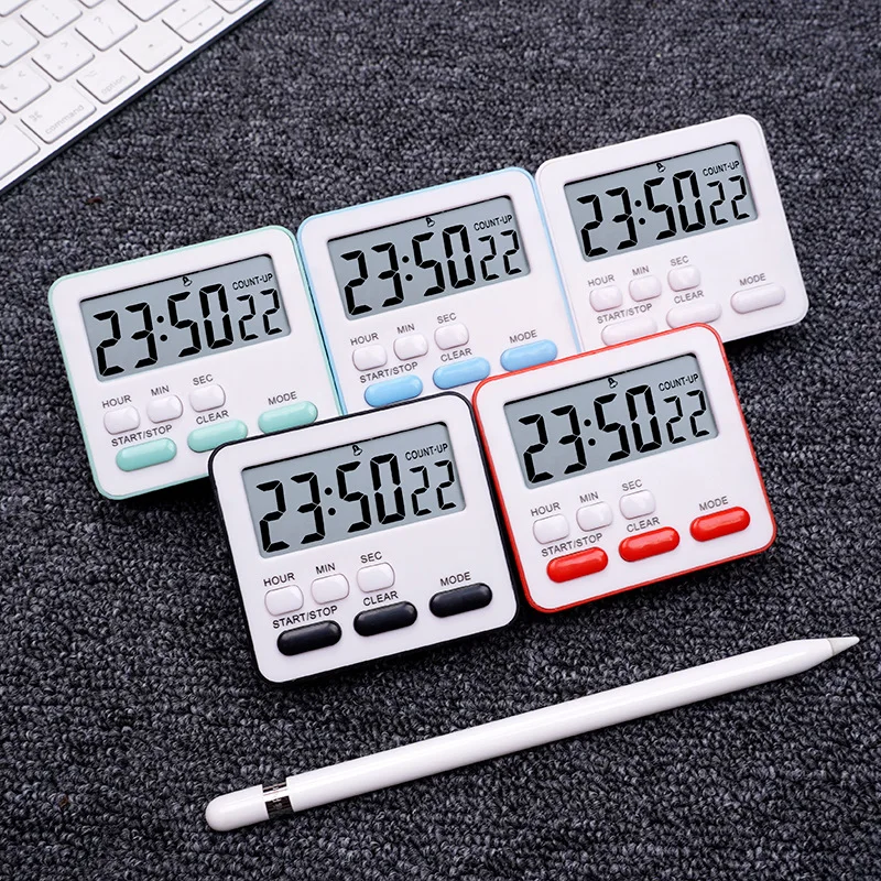 Lcd Kitchen Timer Student Time Manager Timer English Version Positive ...