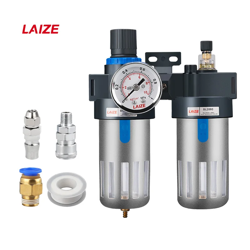 LAIZE-FRL-Compressed-Air-Filter-Pressure-Regulator-Lubricator-AIRTAC ...