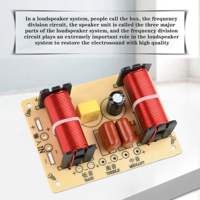 Speaker Crossover N12j 80W 2-Way Audio Crossover Filter HiFi Speaker ...