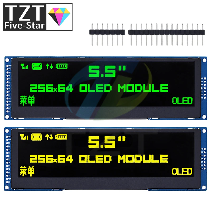 TZT-OLED-Display-LCD-para-Arduino-UNO-R3-interface-SPI-porta-paralela ...