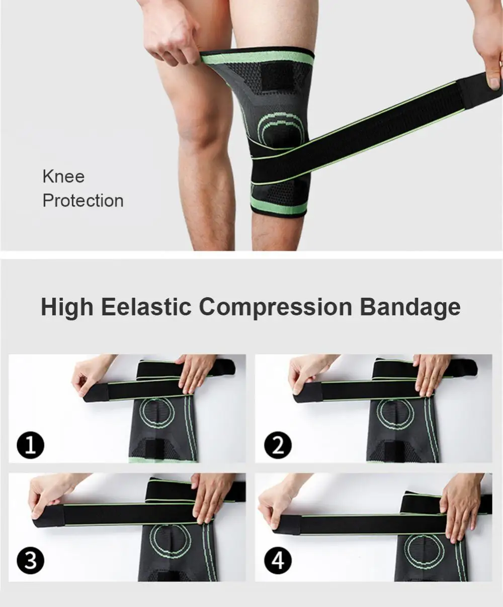 Protège-genou,Genouillères pour la douleur, bande de kinésiologie ...