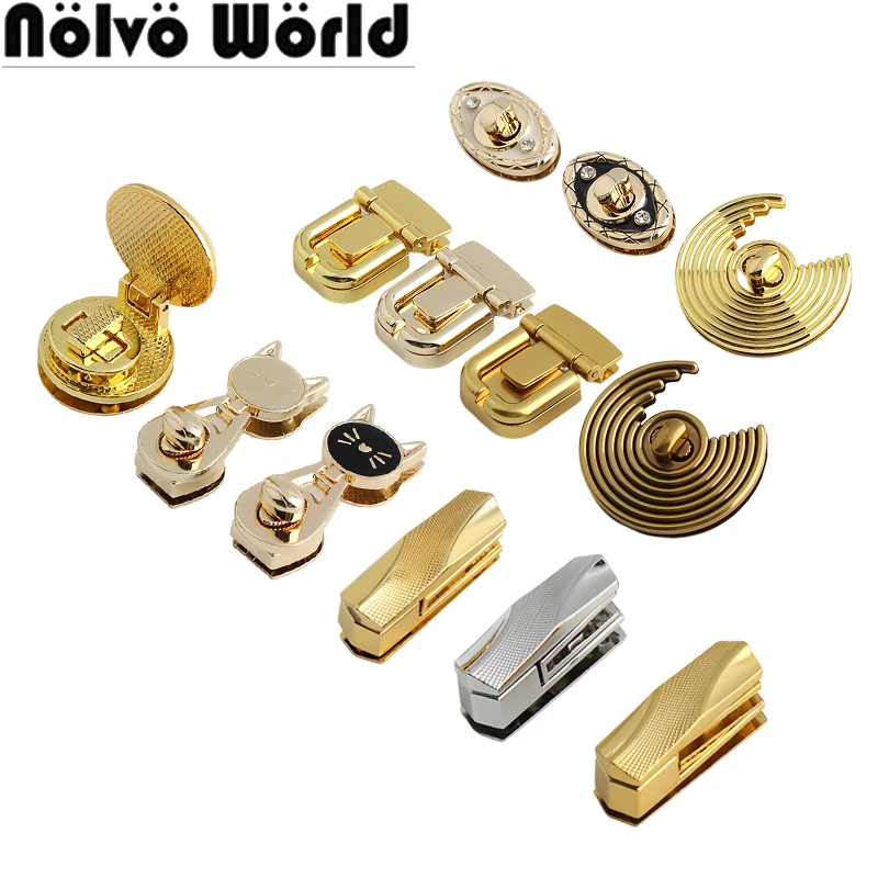 Moon,Round Shape Metal Push Lock Clasp Press Locks For Leather Craft ...