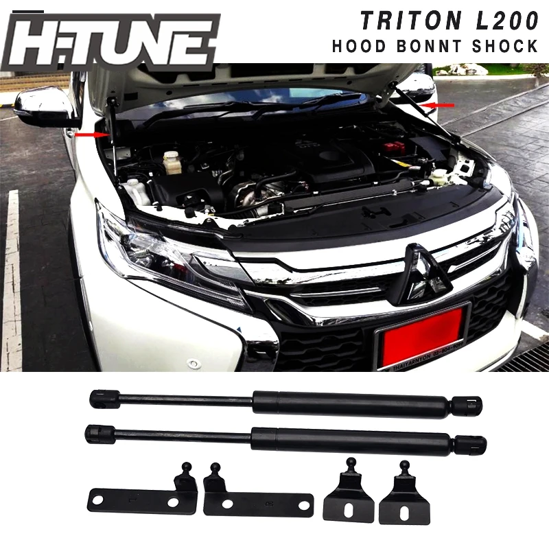 For Triton L200 MN ML / Strada / Pajero Sport 2005-2014 Front Bonnet ...