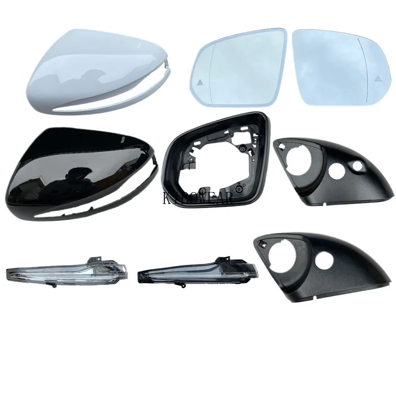 1pc Side Mirror Frame Cover Turn Signal Bottom holder for Mercedes Benz ...
