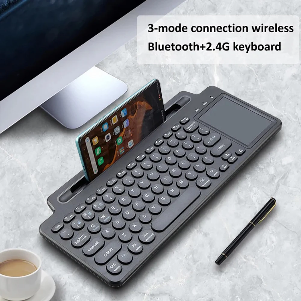 Wireless-2-4G-Bluetooth-Keyboard-Intelligent-Touchpad-Keyboard-Card ...