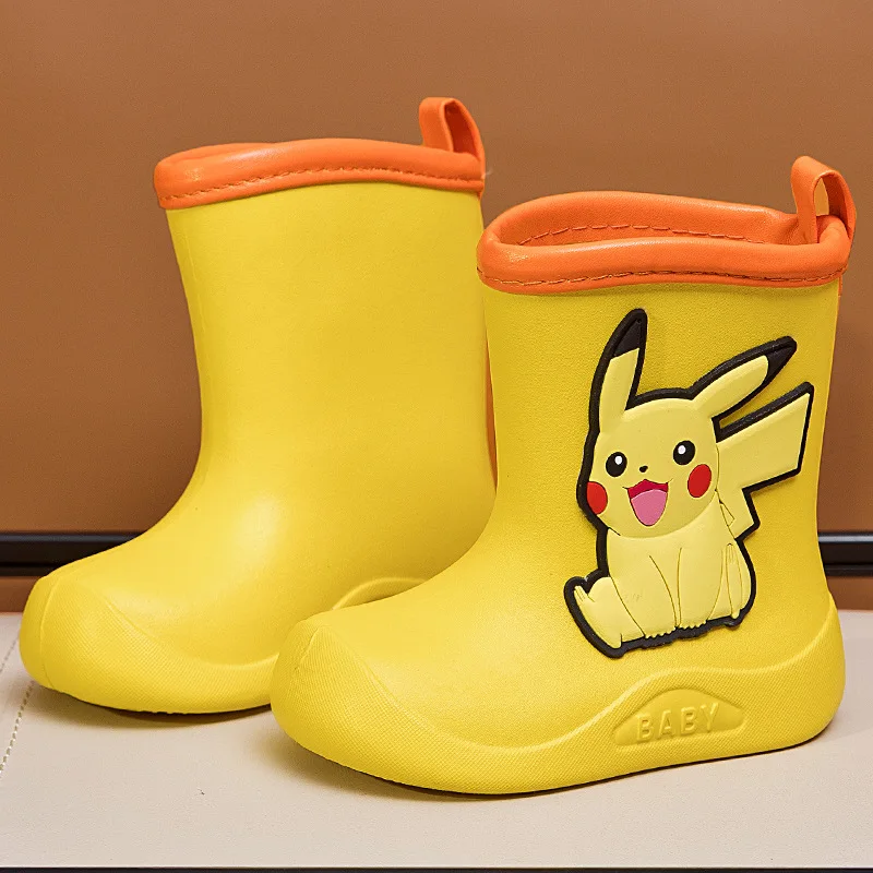 Pokemon Pikachu Children's Rain Boots Kawaii Animation EVA, 58% OFF