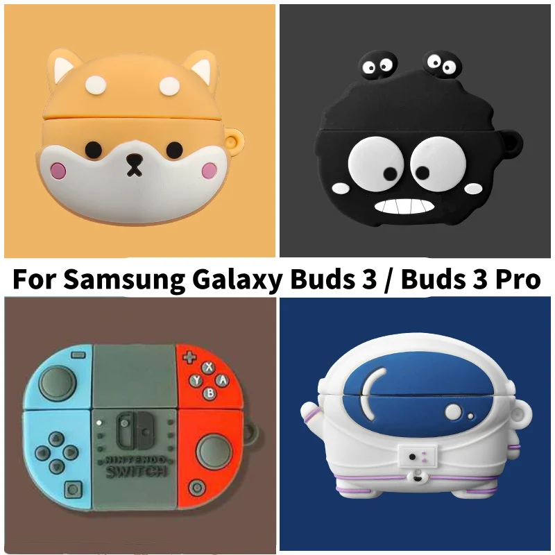 Case-For-Samsung-Galaxy-Buds-3-Pro-Cute-3D-Cartoon-Shell-Wireless ...