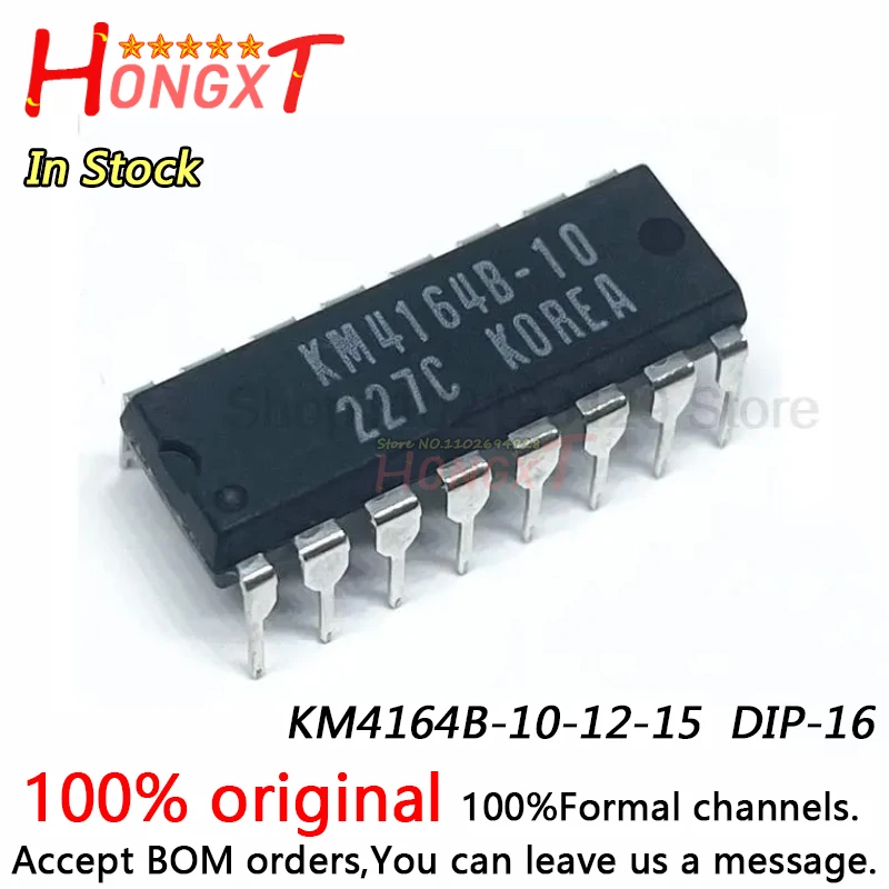 10PCS-4164-KM4164B-KM4164B-10-KM4164B-12-KM4164B-15-DIP16-KM4164-64K-X-1BIT-DYNAMIC-RAM.jpg