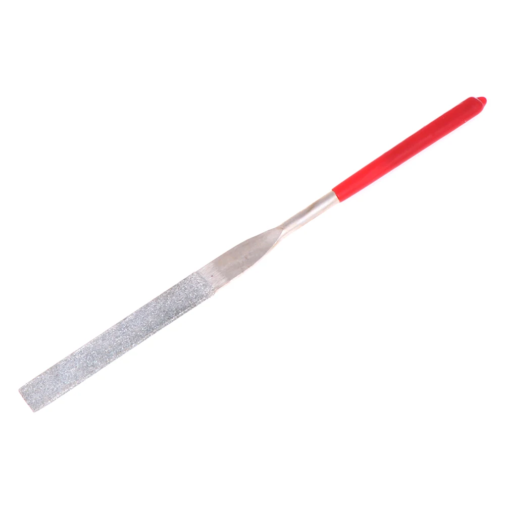 1-Pcs-180mm-Long-Art-Craft-Flat-Diamond-File-Grinding-Tool-Red-Silver ...
