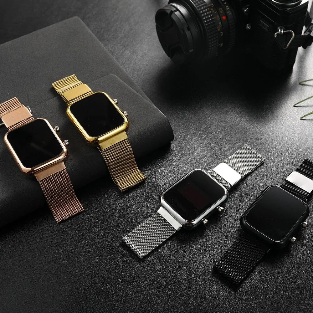 Large-Dial-Rectangular-Digital-Men-s-Watch-Sports-Fashion-Stainless ...