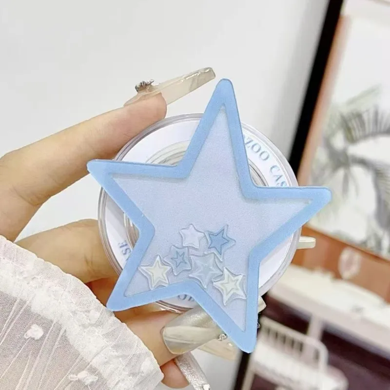 Korea Cute Cartoon Quicksand Shake Star for Magsafe Griptok Holder ...