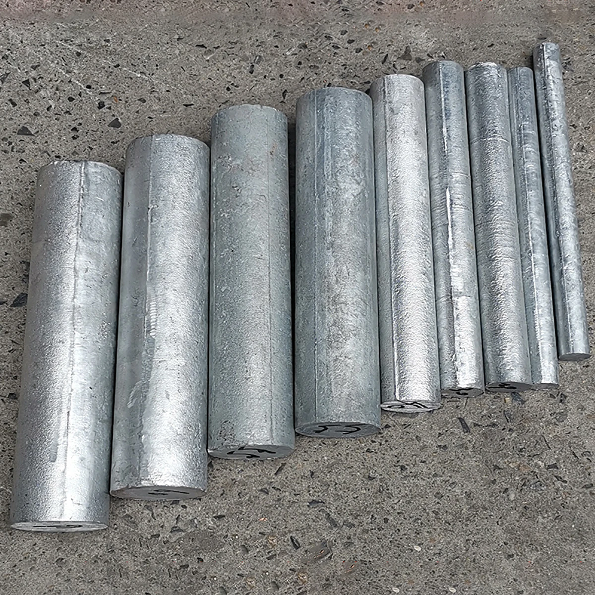 100-300mm-Zinc-Rod-Diameter-2mm-to-30mm-High-Purity-Zn-Ingot-Round-Bar ...