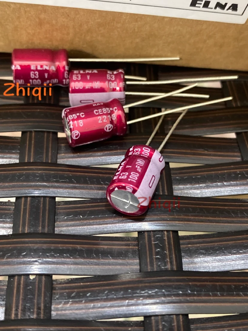 10pcs/20pcs Original new 100UF 63V Japan ELNA Audio Capacitor 63V100UF ...