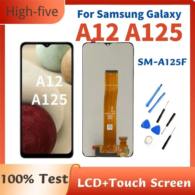 6-5-For-Samsung-Galaxy-A12-LCD-A125F-SM-A125F-A125-LCD-Display-Touch ...