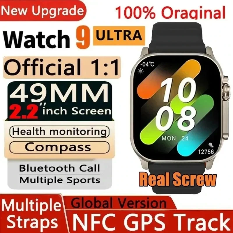 Smart Watch 9 ultra 2024 49mm New NFC Men Women GPS Track Bluetooth ...