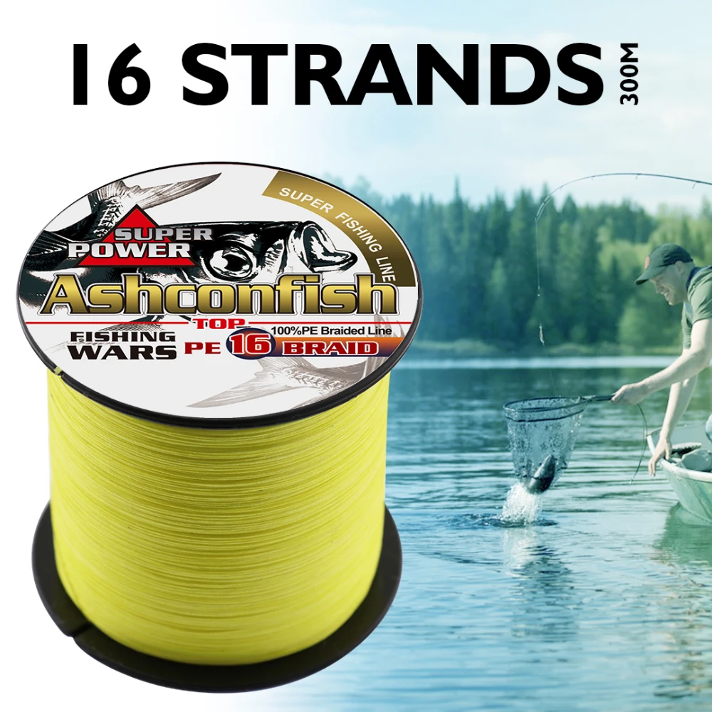 super-hollowcore-sea-fishing-line-300M-328yards-16-strands-strong ...