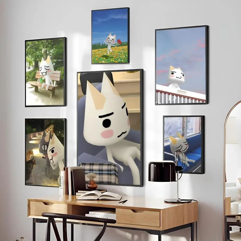 1pc-Inoue-Toro-CUTE-Cat-Poster-HD-Posters-Home-Room-Bar-Cafe-Decor-Art ...