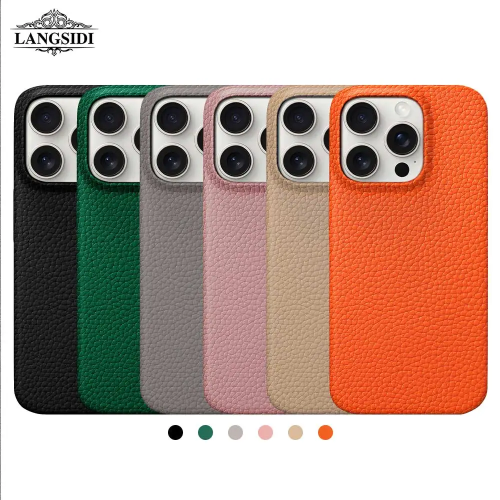 Langidi-capa-de-couro-magn-tica-para-iphone-15-pro-max-promax-15-pro ...