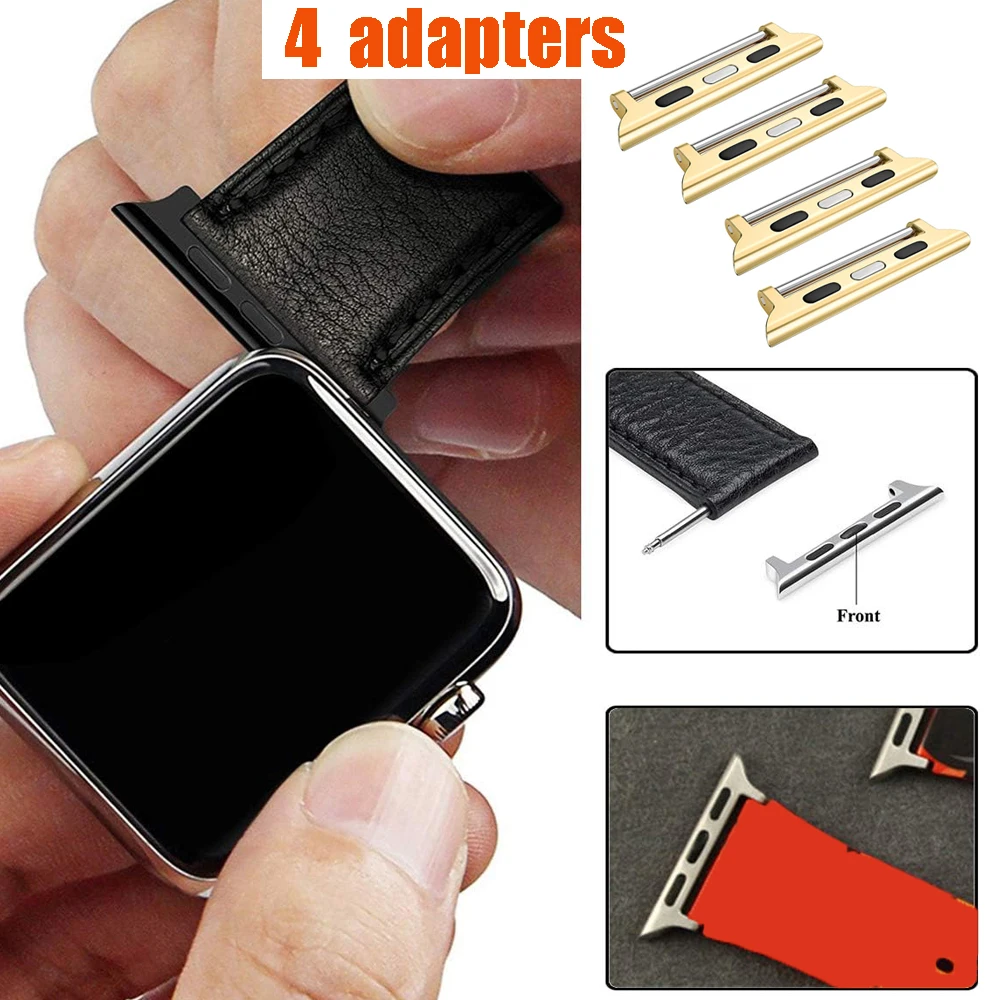 2set-Watch-Strap-Connector-for-Apple-watch-band-Ultra-2-49mm-9-8-7-45mm ...
