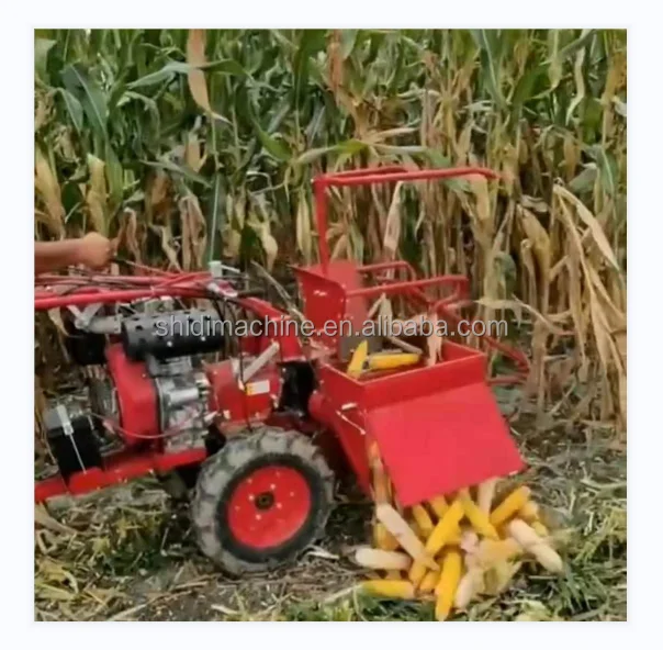 Single Row 3 in 1 Small maize Picker Tractor Mounted Mini Harvest Corn ...