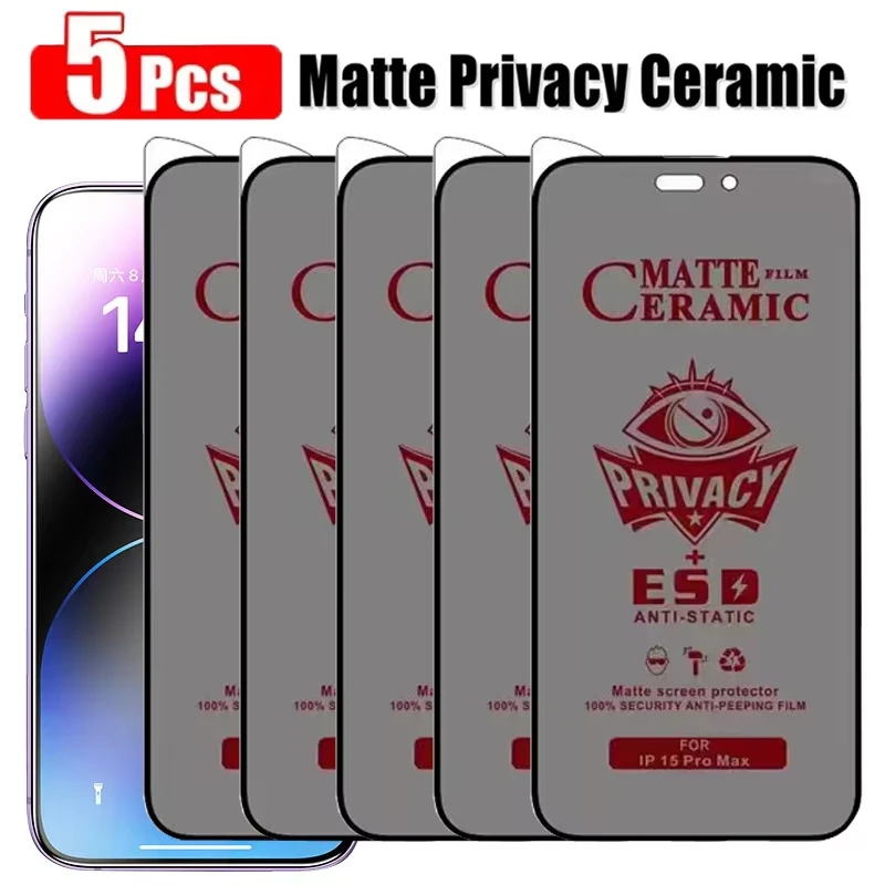 Matte Ceramic Privacy Screen Protector For Samsung A56 5G A36 A26 A55 ...
