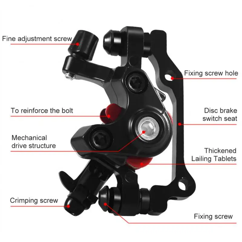 Bike Aluminium Alloy Front Rear Disc Brake F160/R140 MTB Road Bike ...