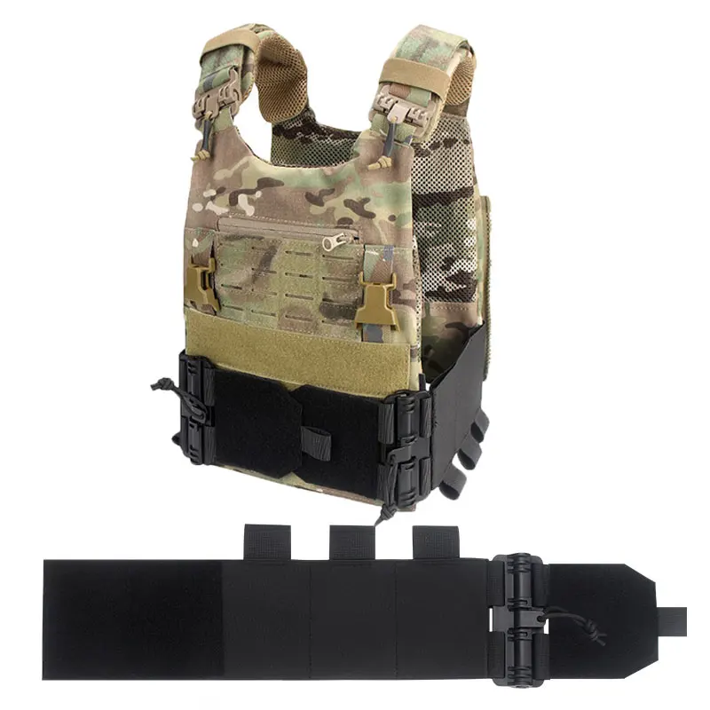 Quick-Release-Elastic-Side-Waist-Belt-Fit-JPC-CPC-NCPC-Tactical-Vest ...