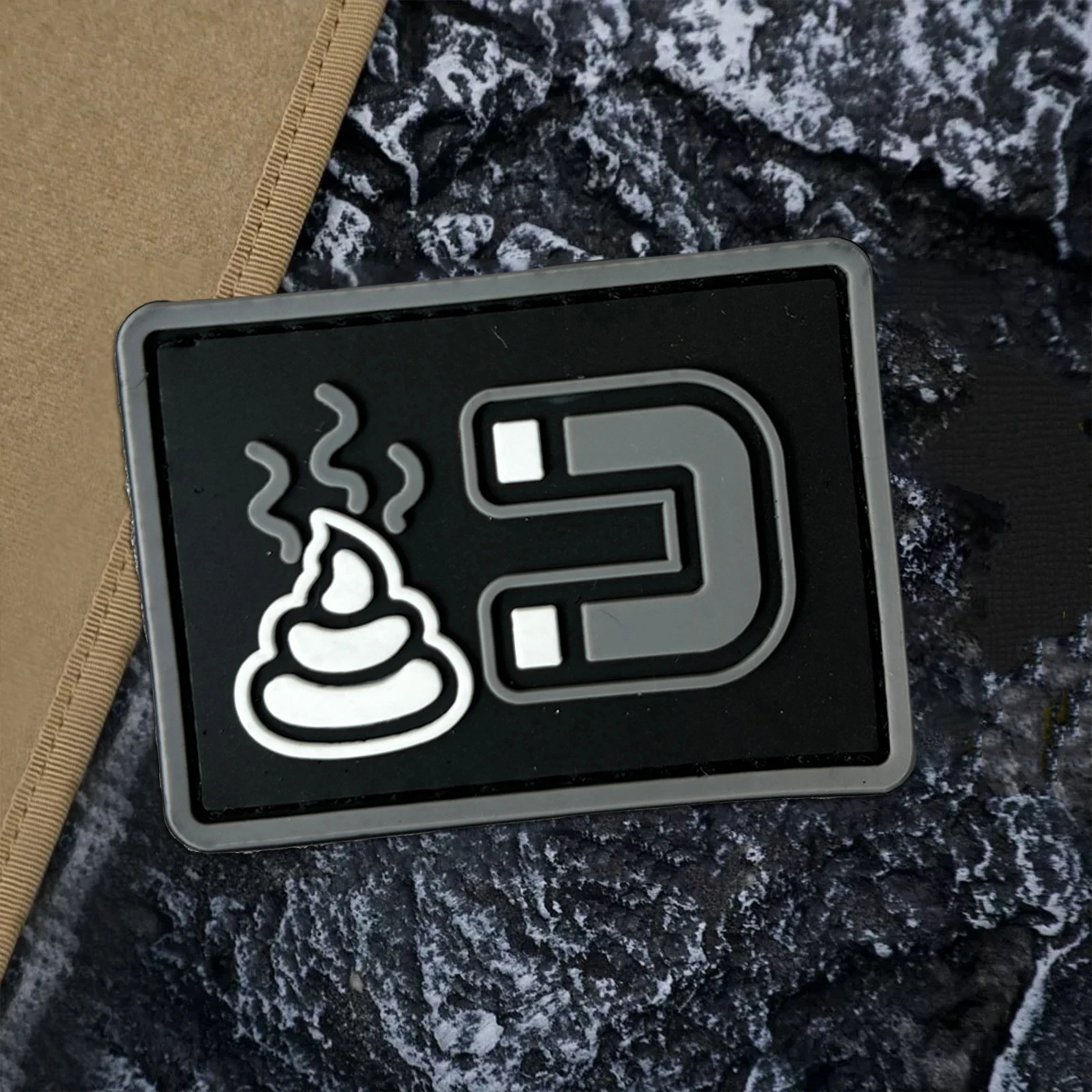 S**T MAGNET Tactical Patch FUN Attracting Feces PVC Hook&Loop Patch ...