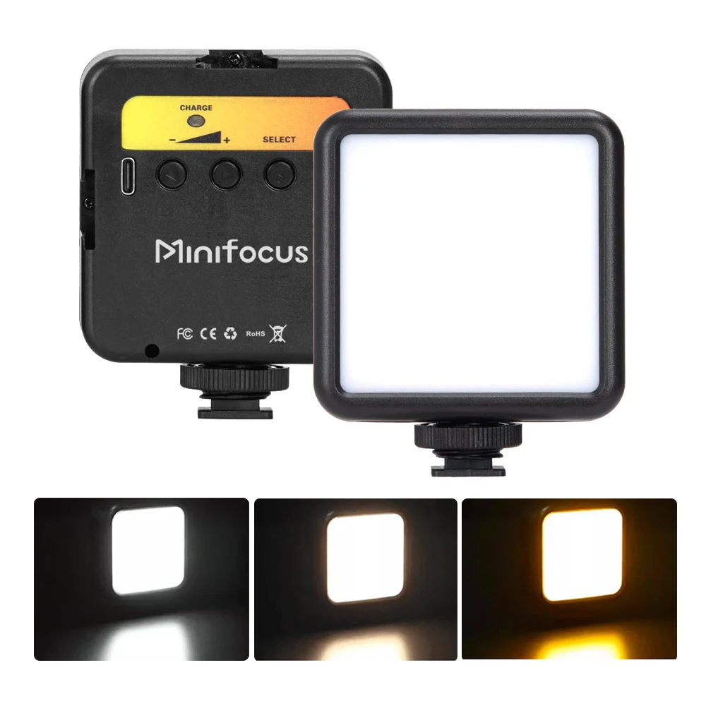 LED-Video-Light-Portable-Photography-On-Camera-2500K-7000K-Bi-Color ...