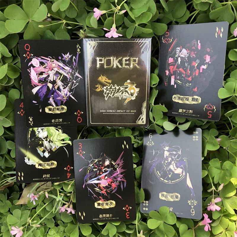 Game-Cosplay-Poker-Honkai-Impact-3-Elysia-Fu-Hua-Bronya-Zaychik-Board ...